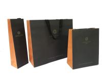China Custom Handmade Paper Bags with Logo Printing - 210gsm Art Paper, Multiple Handle Options & Custom Sizes for sale