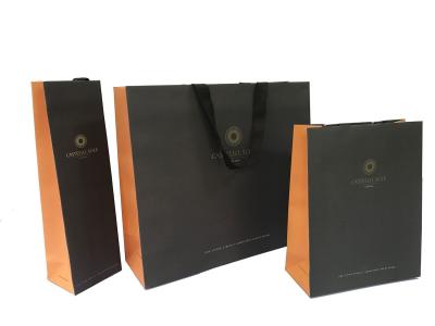 China Custom Handmade Paper Bags with Logo Printing - 210gsm Art Paper, Multiple Handle Options & Custom Sizes for sale
