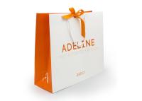 China Custom Orange Paper Bags with Handles - 3,000 MOQ & 3M Monthly Capacity for Shopping & Gift Packaging for sale