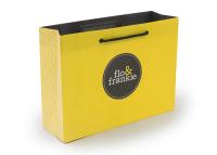 China Custom Recycled Paper Bags with Rope Handles - 3000 MOQ & 3M Monthly Capacity - OEM Logo Printing Service for sale
