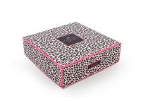 China Custom Cosmetic Packaging Box with Tray - 600g to 1600g Paper Weight, CMYK Printing, 1000pcs MOQ for sale