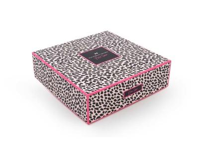 China Custom Cosmetic Packaging Box with Tray - 600g to 1600g Paper Weight, CMYK Printing, 1000pcs MOQ for sale