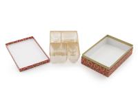 China Custom Recycled Chocolate Presentation Boxes with Gold Tray | 1000pcs MOQ | 15-25 Day Delivery for sale