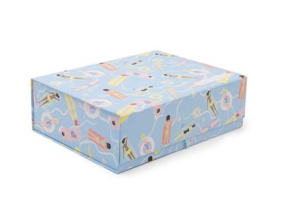 China Custom Decorative Collapsible Magnetic Boxes for Garment Packaging - 800g-1500g Board, CE Certified, 300000pcs Monthly Capacity for sale