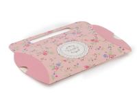 China Custom Printed Pillow Gift Boxes 300-400gsm Paper with 3,000 MOQ for Cosmetics & Perfume Packaging for sale