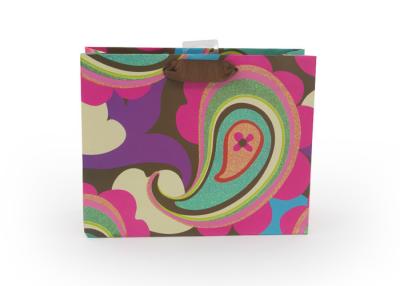 China Custom Luxury Decorative Paper Gift Bags with Glitter Finish - 3000 MOQ, BRC & ISO Certified for sale