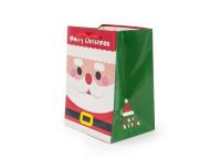 China Custom Full Color Printed Christmas Gift Bags with Glitter - 3,000 MOQ & 3 Million Monthly Capacity - CE Certified for sale
