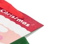 China Custom Full Color Printed Christmas Gift Bags with Glitter - 3,000 MOQ & 3 Million Monthly Capacity - CE Certified for sale