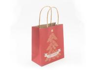 China Custom Handmade Christmas Brown Kraft Paper Gift Bags - 3000 MOQ with BRC & ISO Certification for sale