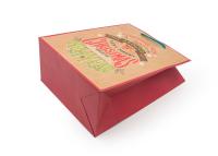 China Custom 350gsm Coated Paper Luxury Christmas Gift Bags with Eco-Friendly Materials - 3,000 MOQ & 3M Monthly Capacity for sale