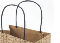 China Reusable Luxury Christmas Packaging , Natural Brown Christmas Gift Bags for sale