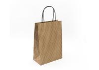 China Reusable Luxury Christmas Packaging , Natural Brown Christmas Gift Bags for sale