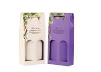 China Custom Two Window Wine Bottle Gift Box - 3000pcs MOQ with 350gsm Artboard Material Options for sale