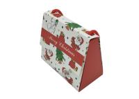 China Custom Printed Christmas Gift Shopping Bags - Paper/Kraft Material Options 120g-250g with 3000pcs MOQ for sale