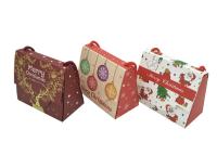 China Custom Printed Christmas Gift Shopping Bags - Paper/Kraft Material Options 120g-250g with 3000pcs MOQ for sale