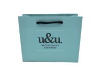 China Personalised Printed Matt Lamination Art Paper Gift Bags with Handles for sale