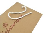 China Custom Brown Kraft Wine Gift Boxes with Rope Handle - 80-300gsm Material Options, MOQ 3,000 Pieces for sale