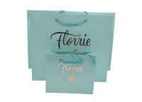 China Custom Foil-Stamping Logo Paper Bags for Jewelry Packaging - 3,000 MOQ with 5-7 Day Sampling for sale