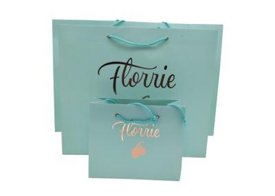 China Custom Foil-Stamping Logo Paper Bags for Jewelry Packaging - 3,000 MOQ with 5-7 Day Sampling for sale