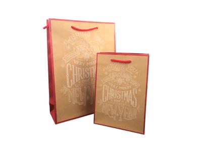 China Custom Recyclable Kraft Paper Bags 80-300gsm with 3,000 MOQ and 3 Million Monthly Capacity for Gift Packaging for sale