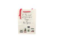 China Custom Luxury Christmas Gift Bags with Rope Handle - 3000 MOQ & 3M Monthly Capacity - OEM Printing Available for sale