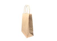 China Custom Biodegradable Christmas Packaging Bags - 80-300gsm Kraft Paper, 3,000 MOQ, Flat Bottom Design for Luxury Gift Wrapping for sale