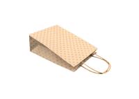 China Custom Biodegradable Christmas Packaging Bags - 80-300gsm Kraft Paper, 3,000 MOQ, Flat Bottom Design for Luxury Gift Wrapping for sale