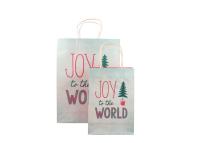 China Custom Printed Christmas Gift Bags with Logo - 3,000 MOQ & 3 Million Monthly Capacity in 80-300gsm Paper Options for sale