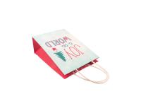 China Custom Printed Christmas Gift Bags with Logo - 3,000 MOQ & 3 Million Monthly Capacity in 80-300gsm Paper Options for sale