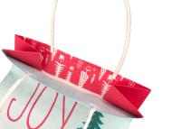 China Custom Printed Christmas Gift Bags with Logo - 3,000 MOQ & 3 Million Monthly Capacity in 80-300gsm Paper Options for sale