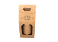China Biodegradable Brown Wine Gift Box Packaging - Custom Kraft Paper Box with 5M Monthly Capacity & 3000 MOQ for sale