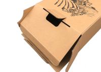 China Biodegradable Brown Wine Gift Box Packaging - Custom Kraft Paper Box with 5M Monthly Capacity & 3000 MOQ for sale