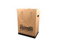 China Luxury Recyclable Double Bottle Wine Box Environmental Protection OEM Service for sale