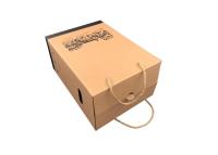 China Luxury Recyclable Double Bottle Wine Box Environmental Protection OEM Service for sale