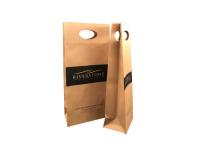 China Custom Printed Wine Boxes with Window & Die-Cut Handle - 3000pcs MOQ, 300000pcs Monthly Capacity for sale