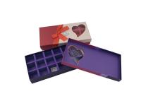 China Luxury Rectangular Chocolate Presentation Boxes with Ribbon & Window - Custom Sizes 800-1200g Materials - 300,000pcs Monthly Capacity for sale