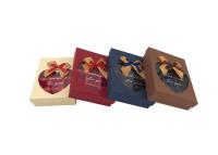 China Custom Chocolate Gift Box with Heart Window - 800-1200g Cardboard, 1000pcs MOQ, 7-Day Samples for sale
