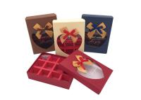 China Custom Chocolate Gift Box with Heart Window - 800-1200g Cardboard, 1000pcs MOQ, 7-Day Samples for sale
