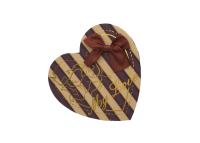 China Custom Heart Shaped Chocolate Presentation Boxes - 800g-1200g Cardboard, 1000pcs MOQ, OEM Printing Available for sale