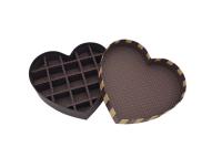 China Custom Heart Shaped Chocolate Presentation Boxes - 800g-1200g Cardboard, 1000pcs MOQ, OEM Printing Available for sale