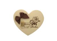 China Heart Shaped Chocolate Gift Box with 800-1200g Cardboard & Custom Dividers for Valentine's Day Packaging for sale