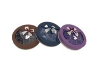 China Custom Round Chocolate Presentation Box with Clear Window & Dividers - 800g-1200g Cardboard, 5kg Load Capacity for sale