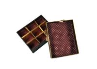 China Custom Eco-Friendly Cardboard Chocolate Truffle Boxes 800g-1200g with Golden Paper Divider | OEM Printing Available for sale