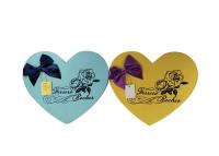 China Custom Heart-Shaped Chocolate Presentation Boxes with 800-1200g Paperboard and 1000pcs MOQ for sale