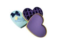 China Custom Heart-Shaped Chocolate Presentation Boxes with 800-1200g Paperboard and 1000pcs MOQ for sale