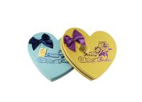 China Custom Heart-Shaped Chocolate Presentation Boxes with 800-1200g Paperboard and 1000pcs MOQ for sale