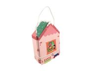 China Romantic Paper Gift Packaging Box / Cardboard House Shaped Gift Box for sale