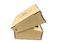 China Natural Brown Decorative Cardboard Gift Boxes CE Certification Eco - Friendly for sale