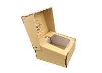 China Natural Brown Decorative Cardboard Gift Boxes CE Certification Eco - Friendly for sale