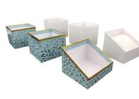 China Custom Luxury Cardboard Gift Boxes with Water Base Varnish - 1000pcs MOQ, 15-25 Day Production for sale
